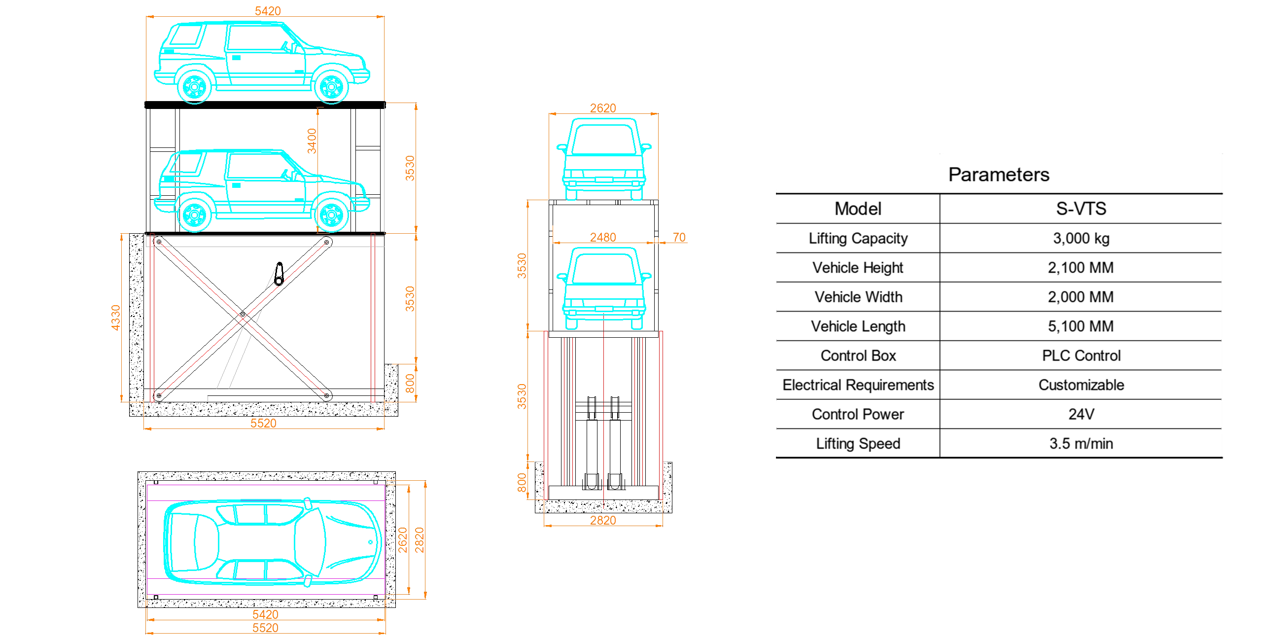 Platform Lift - Car Storage Lift, Automated Parking System & Car ...