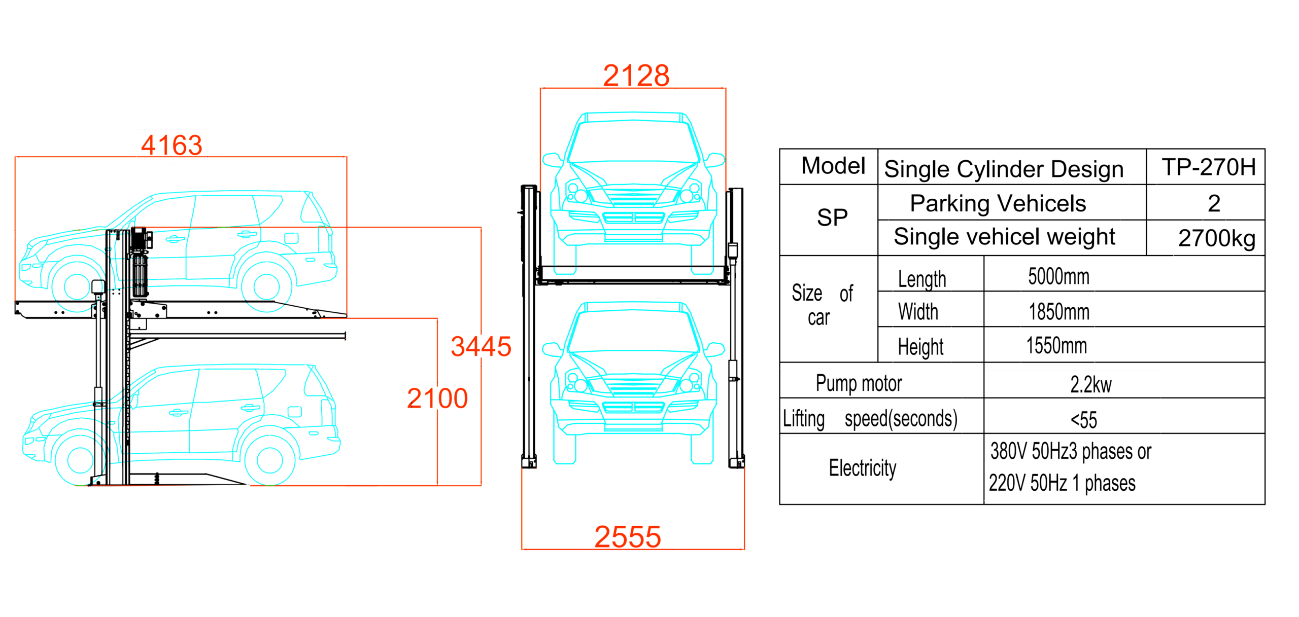 Three Floors Underground Four Post Mechanical Parking Lift 54 OFF Three Floors Underground Four Post Mechanical Parking Lift 54 OFF